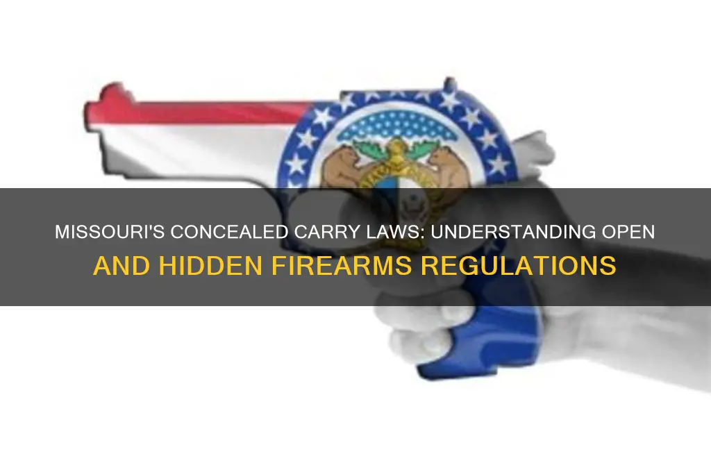 Missouri's Concealed Carry Laws: Understanding Open And Hidden Firearms ...