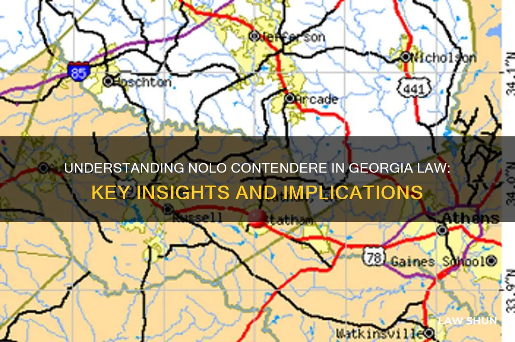 Understanding Nolo Contendere In Georgia Law: Key Insights And ...