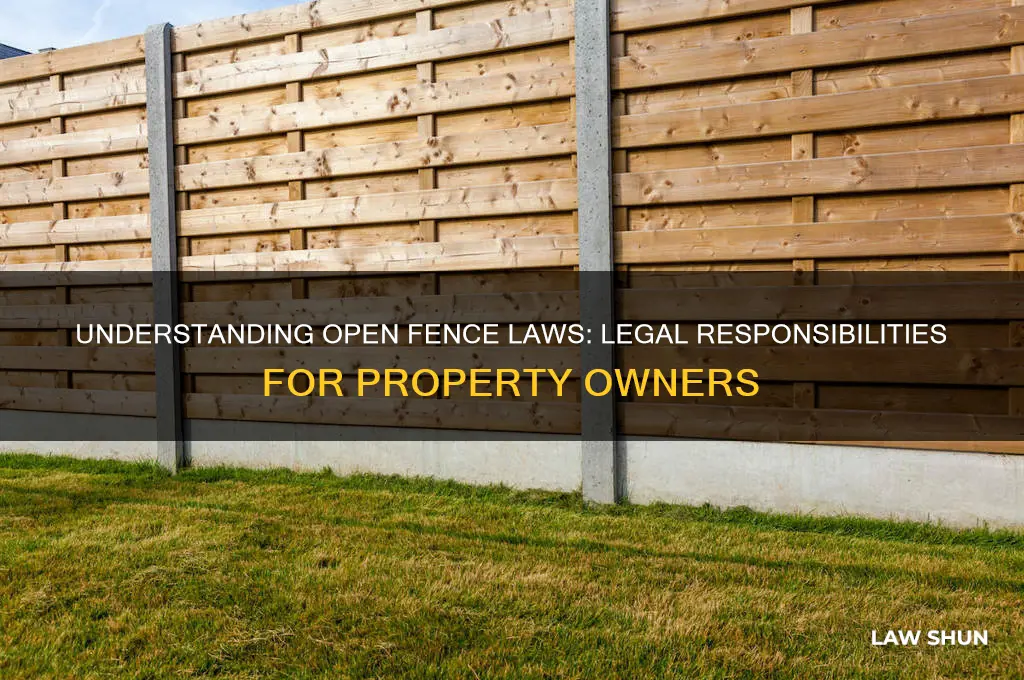 Understanding Open Fence Laws: Legal Responsibilities For Property ...