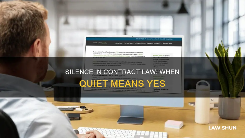 Silence In Contract Law: When Quiet Means Yes | LawShun