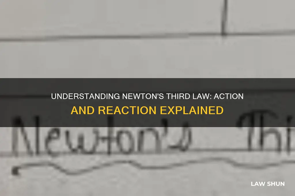 Understanding Newton's Third Law: Action And Reaction Explained | LawShun