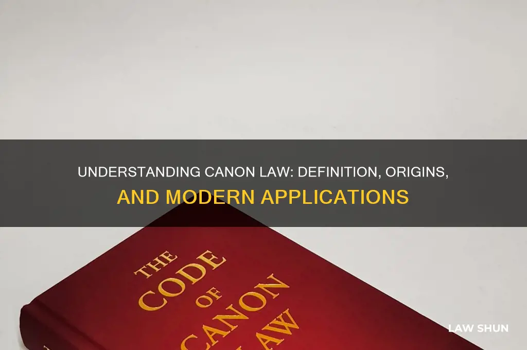 Understanding Canon Law: Definition, Origins, And Modern Applications ...