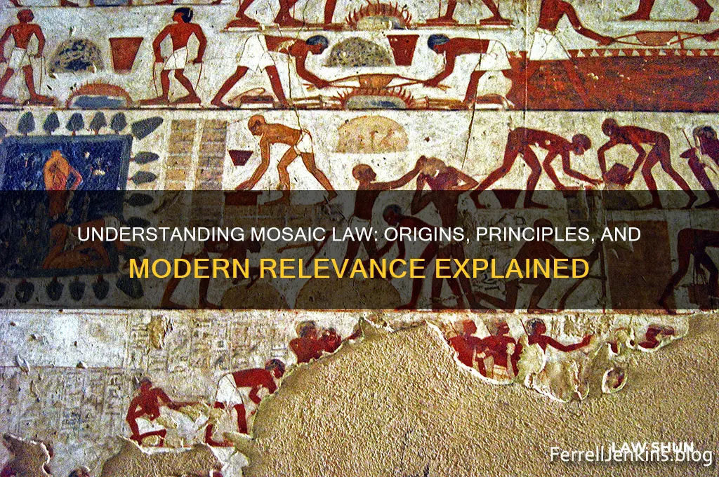 Understanding Mosaic Law: Origins, Principles, And Modern Relevance ...