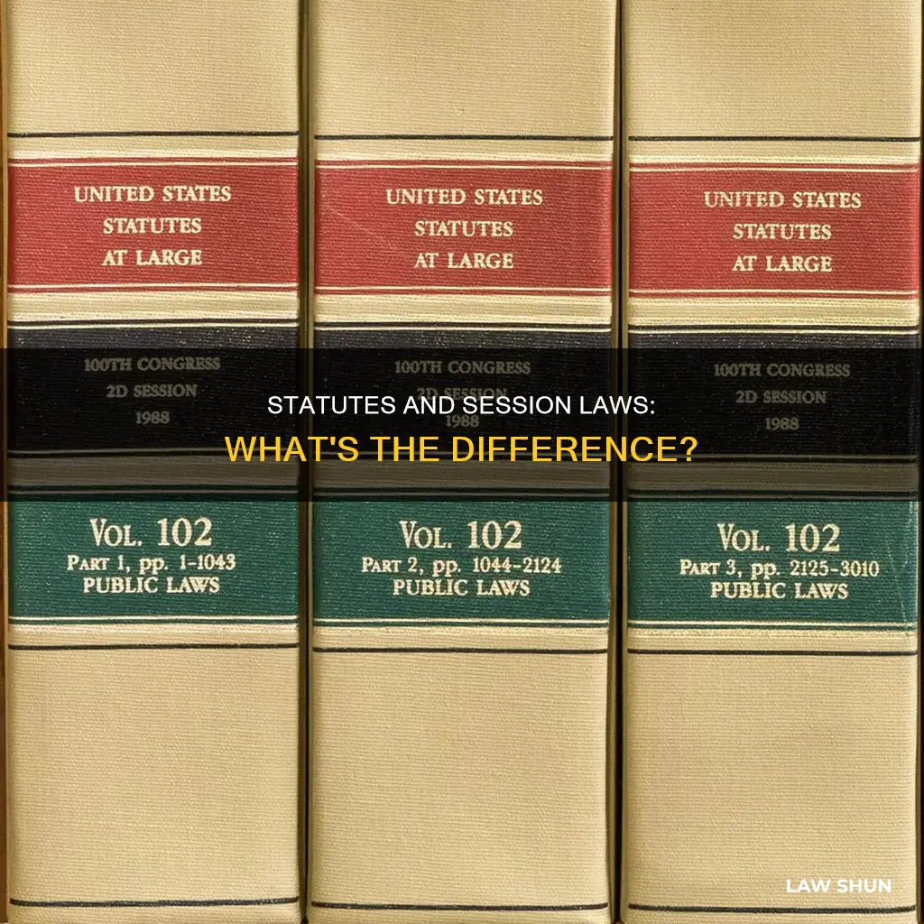 Statutes And Session Laws: What's The Difference? | LawShun