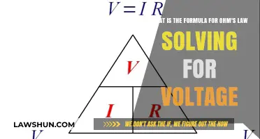 Understanding Ohm's Law: Solving For Voltage With The Right Formula ...