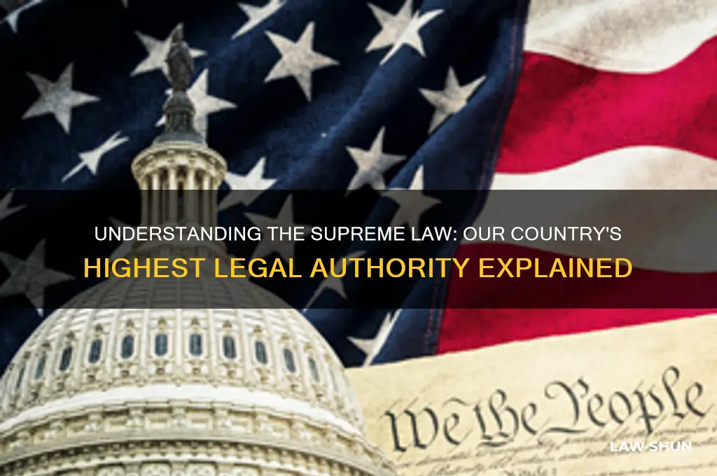 Understanding The Supreme Law: Our Country's Highest Legal Authority ...