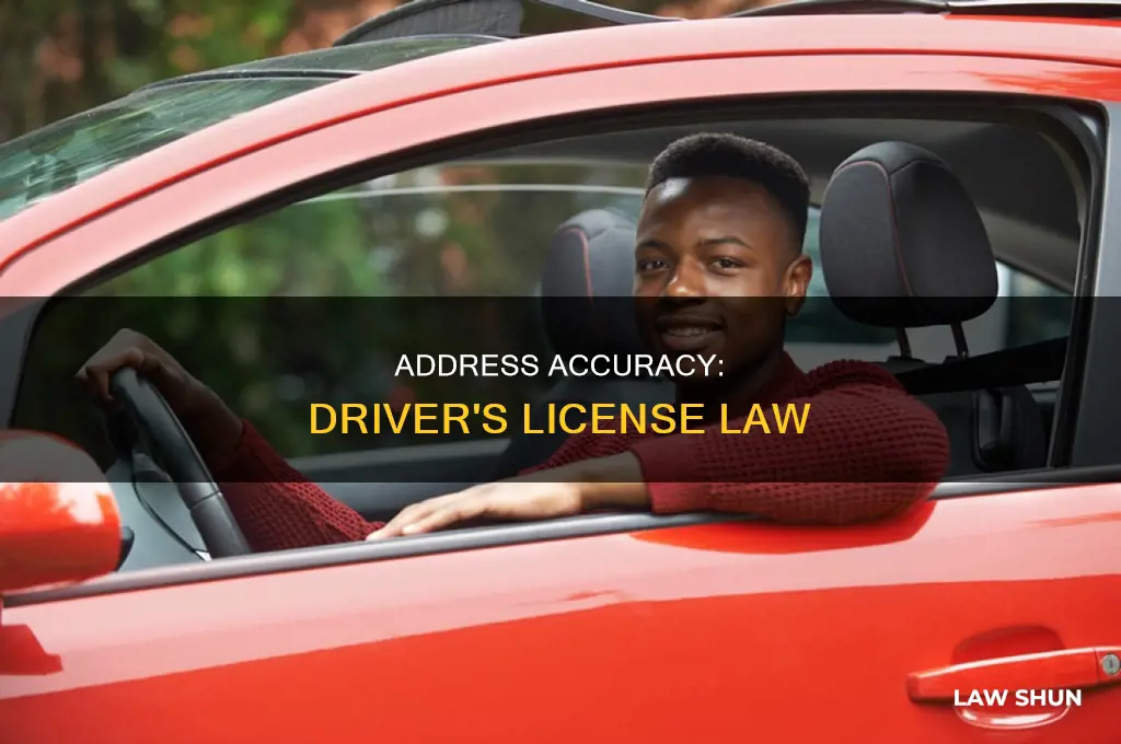 Address Accuracy: Driver's License Law | LawShun