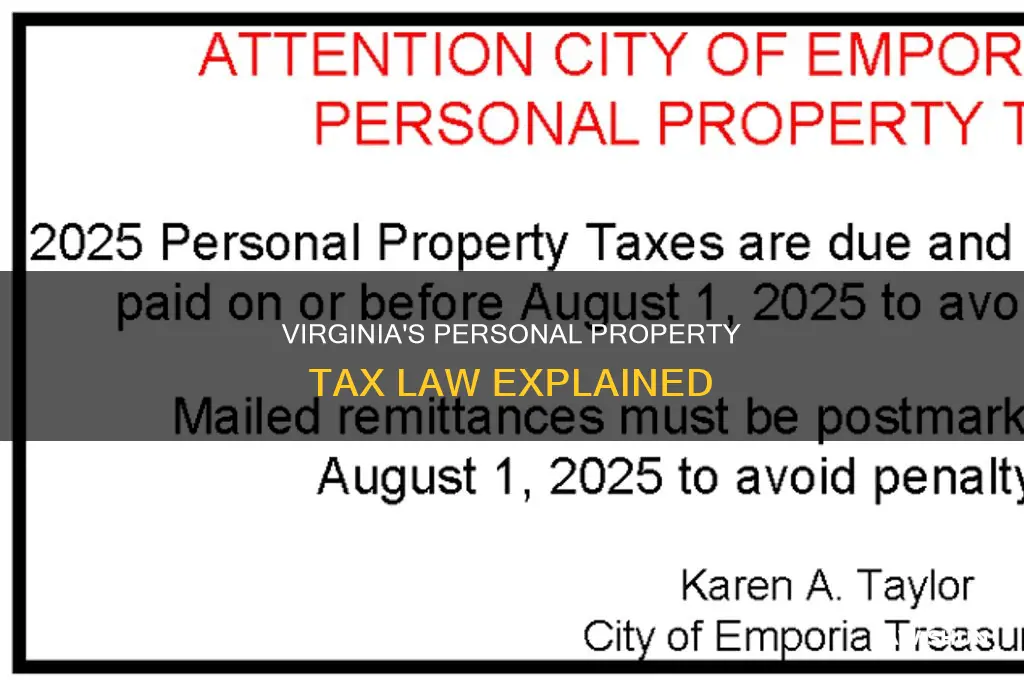 Virginia's Personal Property Tax Law Explained | LawShun