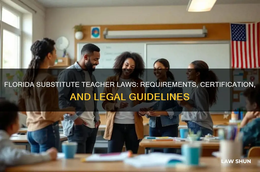 Florida Substitute Teacher Laws: Requirements, Certification, And Legal ...