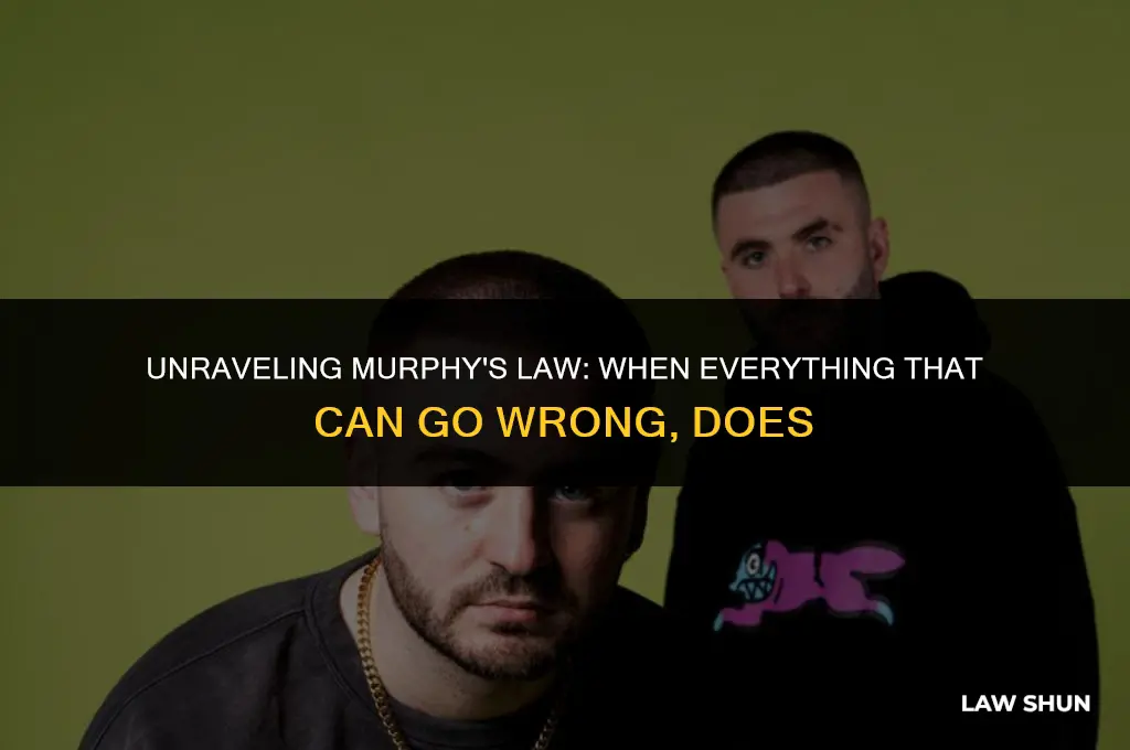 Unraveling Murphy's Law: When Everything That Can Go Wrong, Does | LawShun