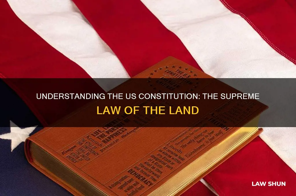 Understanding The Us Constitution: The Supreme Law Of The Land | LawShun