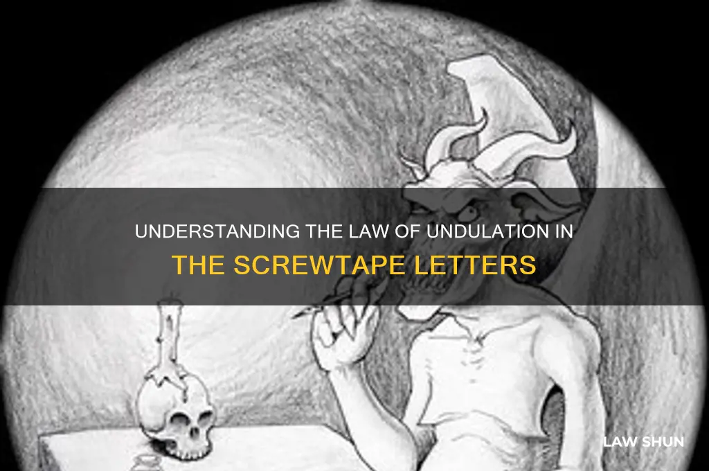 Understanding The Law Of Undulation In The Screwtape Letters | LawShun