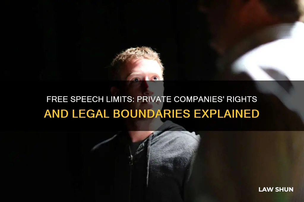 Free Speech Limits: Private Companies' Rights And Legal Boundaries ...