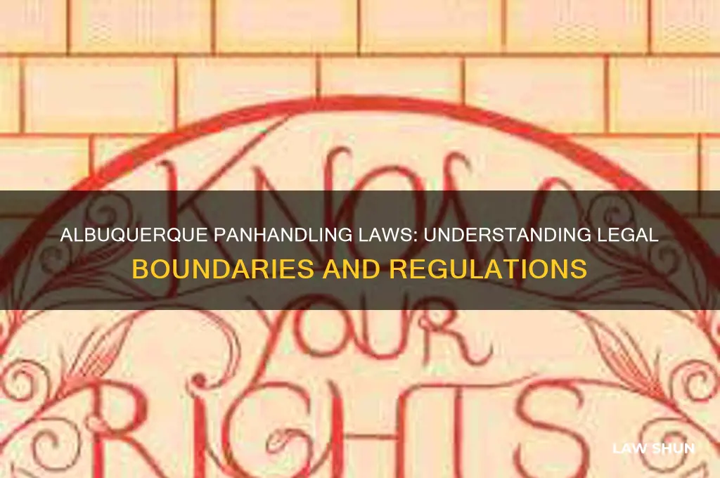 Albuquerque Panhandling Laws: Understanding Legal Boundaries And ...