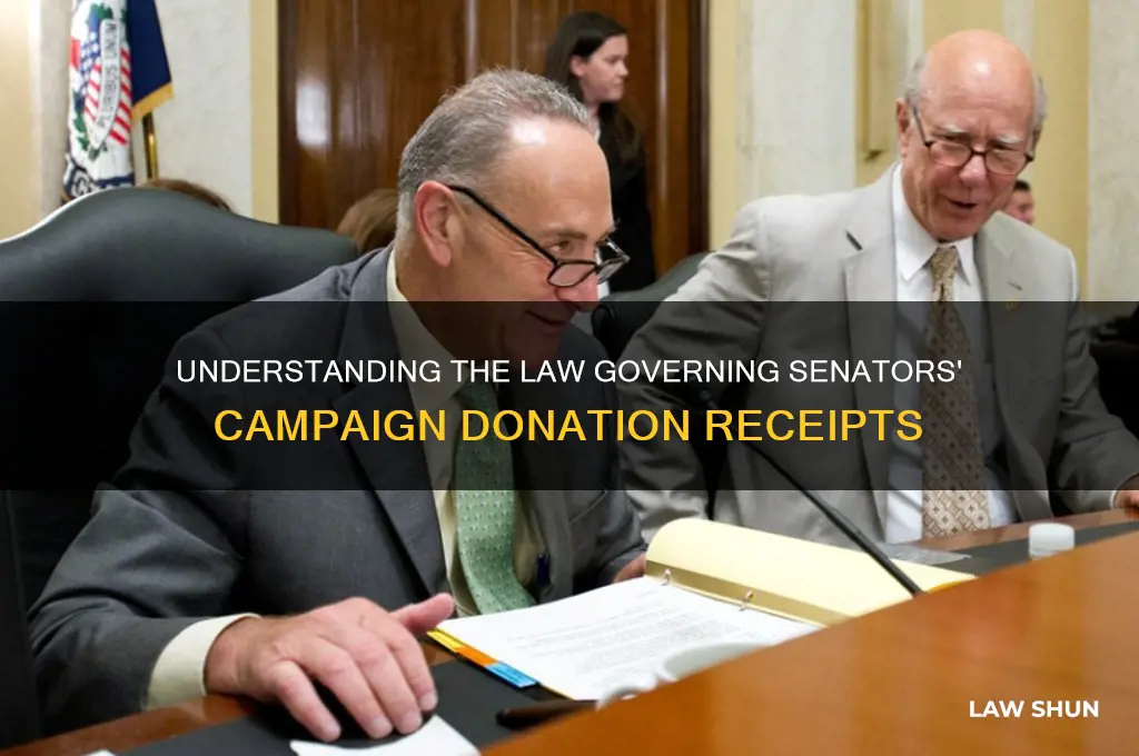 Understanding The Law Governing Senators' Campaign Donation Receipts ...