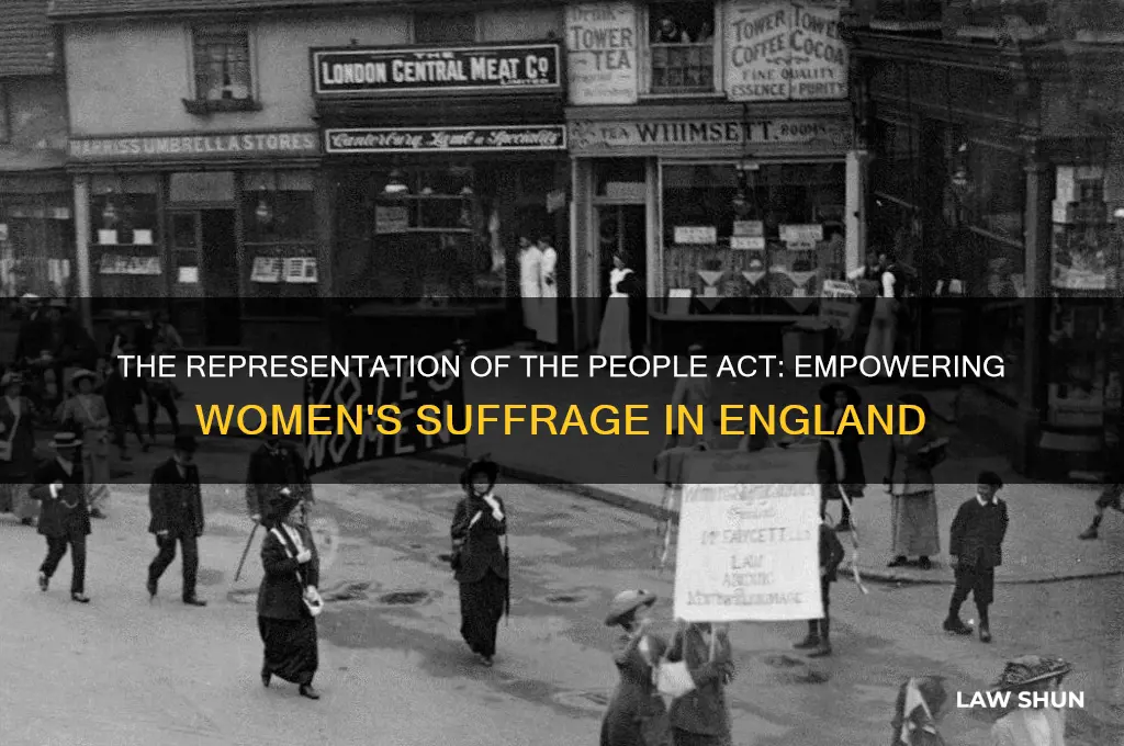 The Representation Of The People Act: Empowering Women's Suffrage In ...