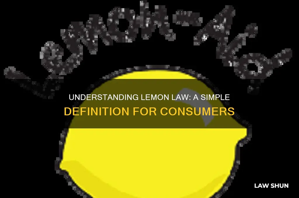 Understanding Lemon Law: A Simple Definition For Consumers | LawShun