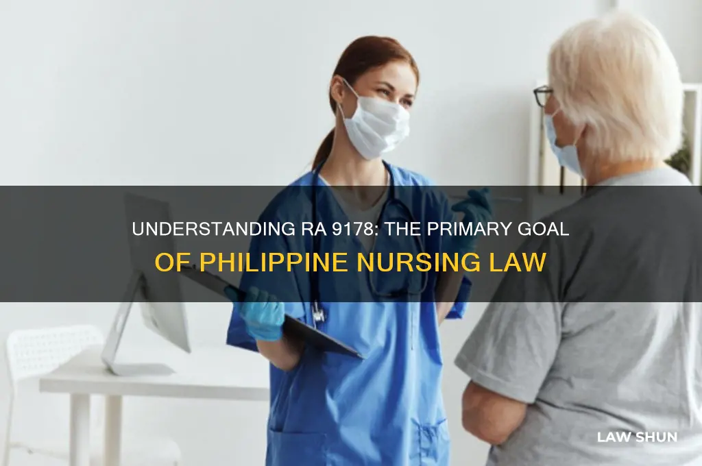Understanding Ra 9178: The Primary Goal Of Philippine Nursing Law | LawShun