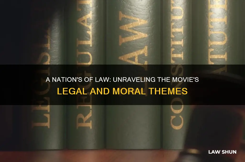 A Nation's Of Law: Unraveling The Movie's Legal And Moral Themes | LawShun