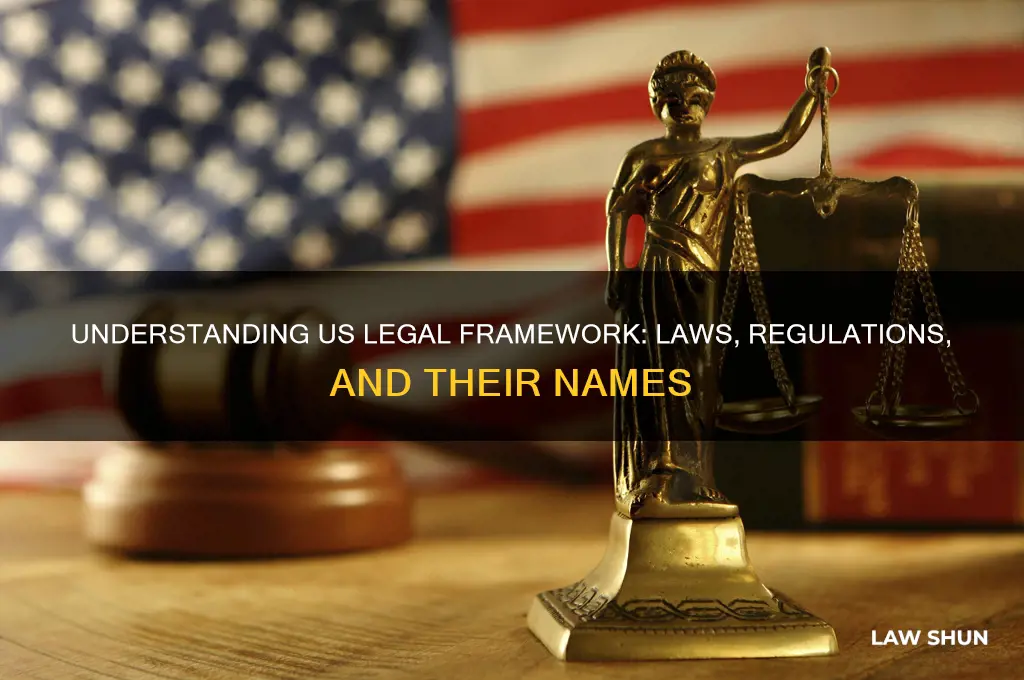 Understanding Us Legal Framework: Laws, Regulations, And Their Names ...