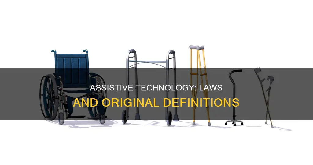 Assistive Technology: Laws And Original Definitions | LawShun
