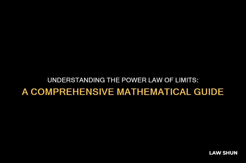 Understanding The Power Law Of Limits: A Comprehensive Mathematical ...