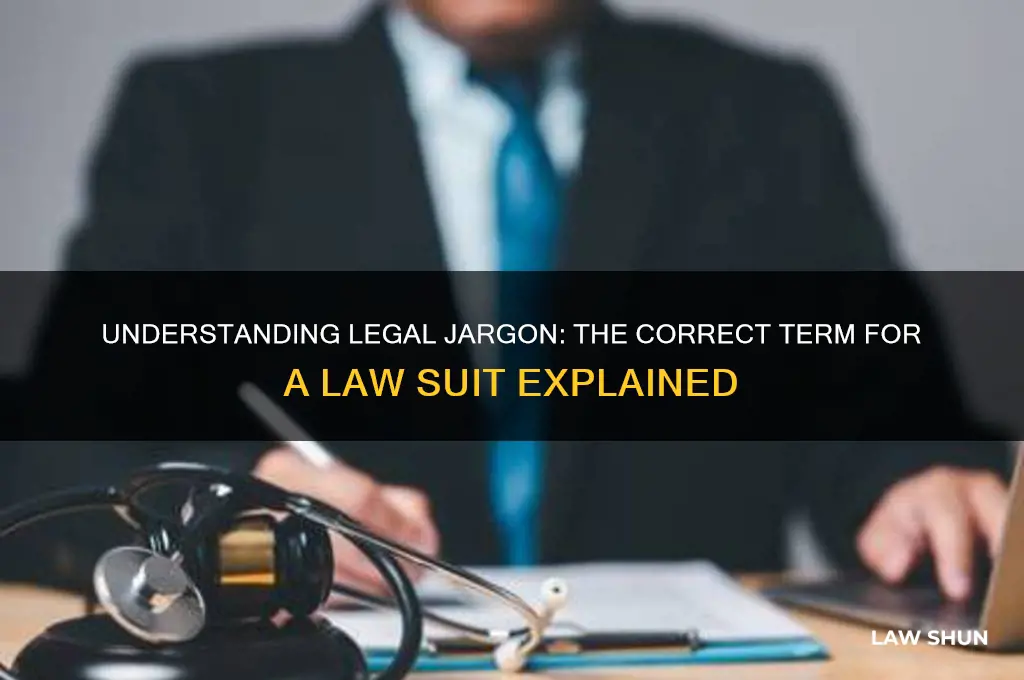 Understanding Legal Jargon: The Correct Term For A Law Suit Explained ...