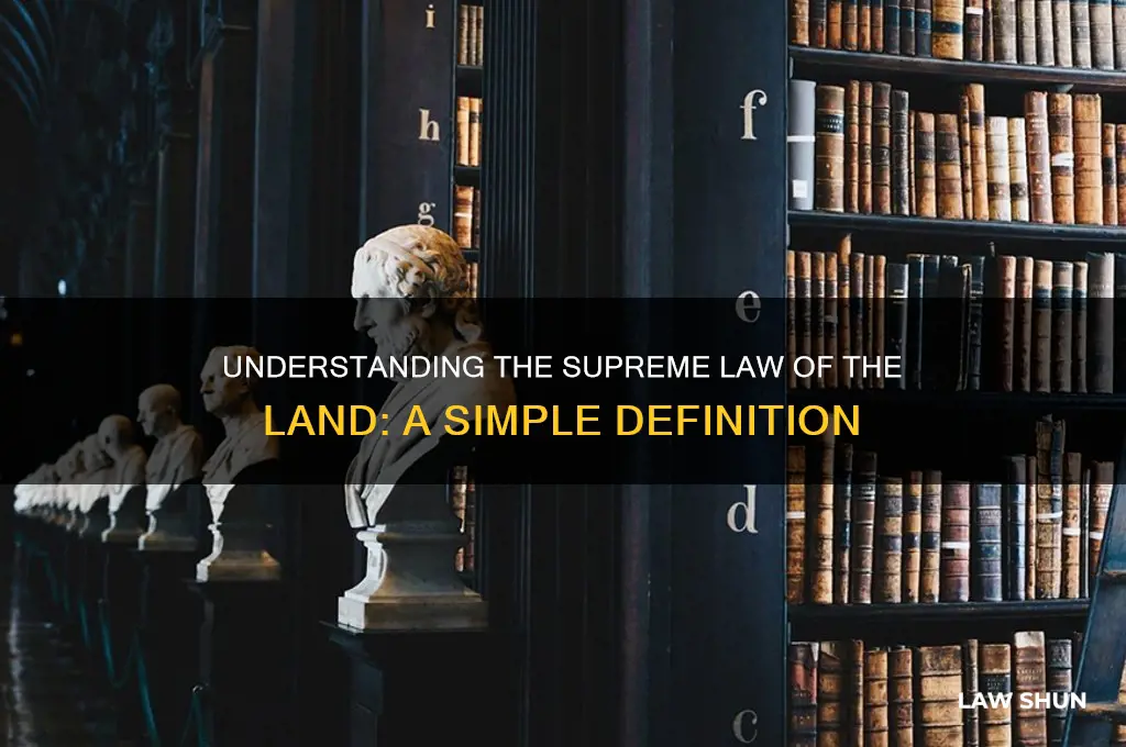 Understanding The Supreme Law Of The Land: A Simple Definition | LawShun