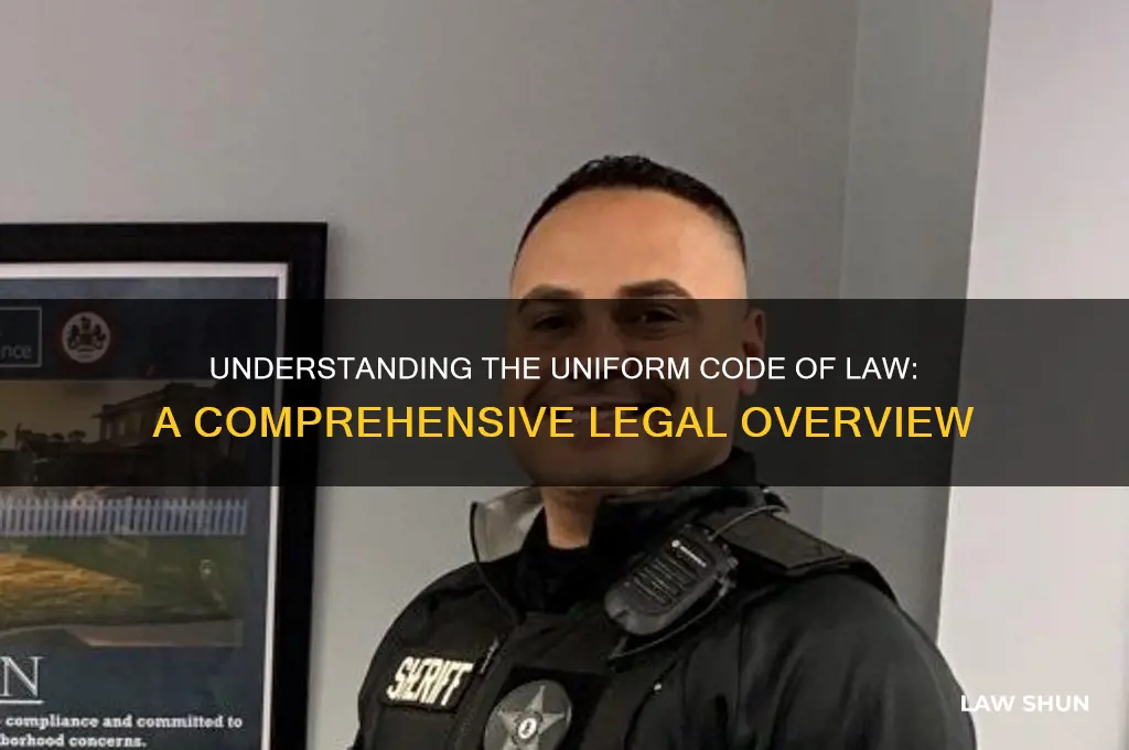 Understanding The Uniform Code Of Law: A Comprehensive Legal Overview ...