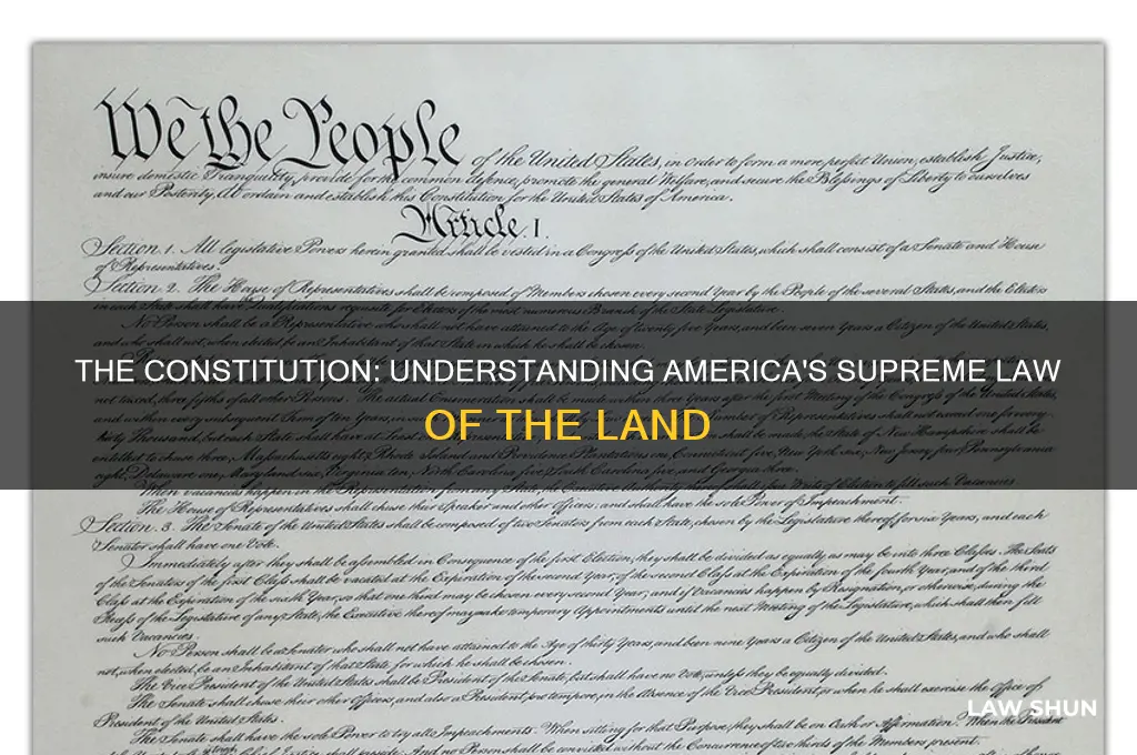 The Constitution: Understanding America's Supreme Law Of The Land | LawShun
