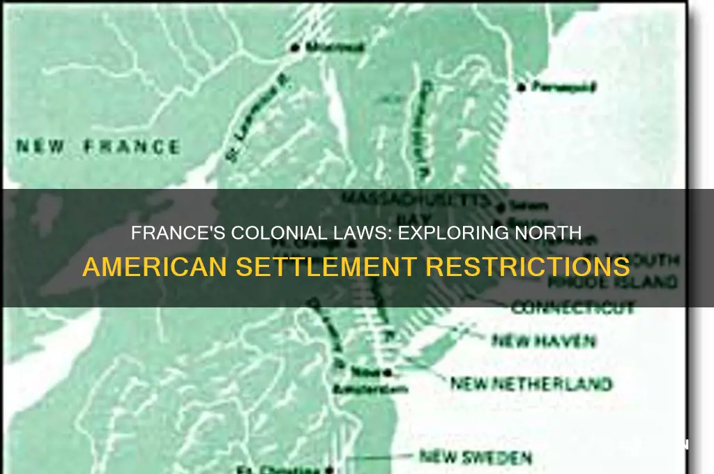 France's Colonial Laws: Exploring North American Settlement ...