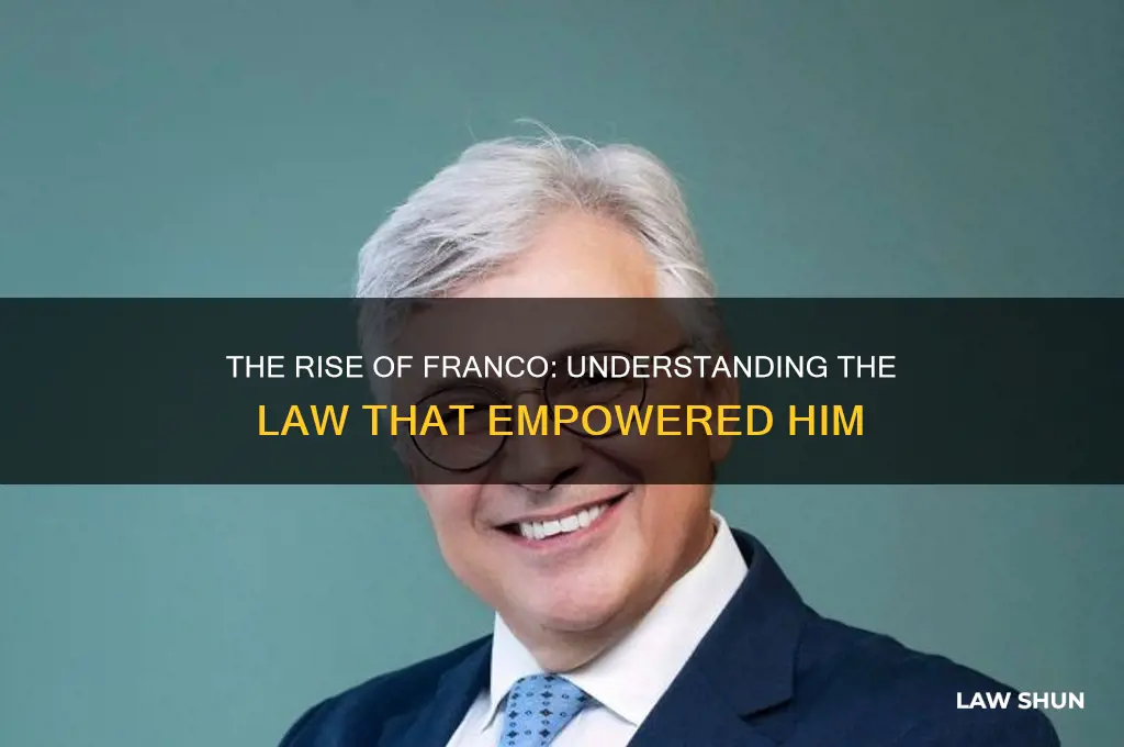 The Rise Of Franco: Understanding The Law That Empowered Him | LawShun