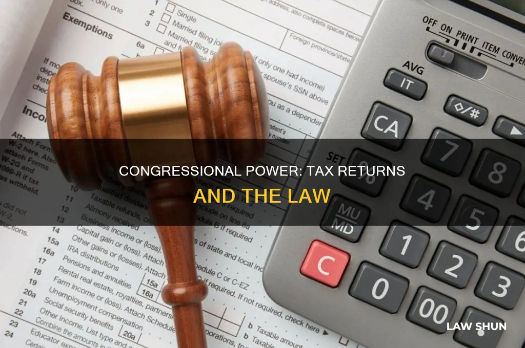 Congressional Power: Tax Returns And The Law | LawShun