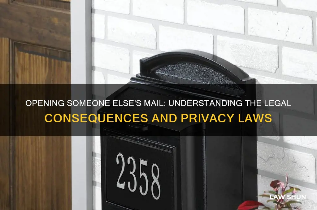 Opening Someone Else's Mail: Understanding The Legal Consequences And ...
