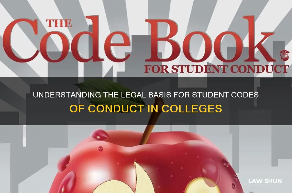 Understanding The Legal Basis For Student Codes Of Conduct In Colleges ...
