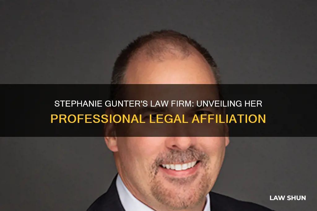Stephanie Gunter's Law Firm: Unveiling Her Professional Legal ...