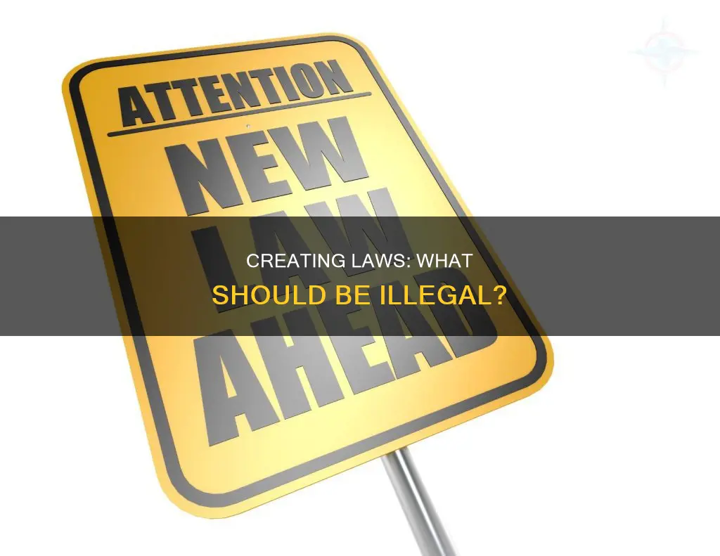 Creating Laws: What Should Be Illegal? | LawShun