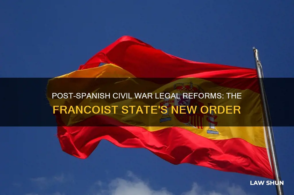 Post-Spanish Civil War Legal Reforms: The Francoist State's New Order ...