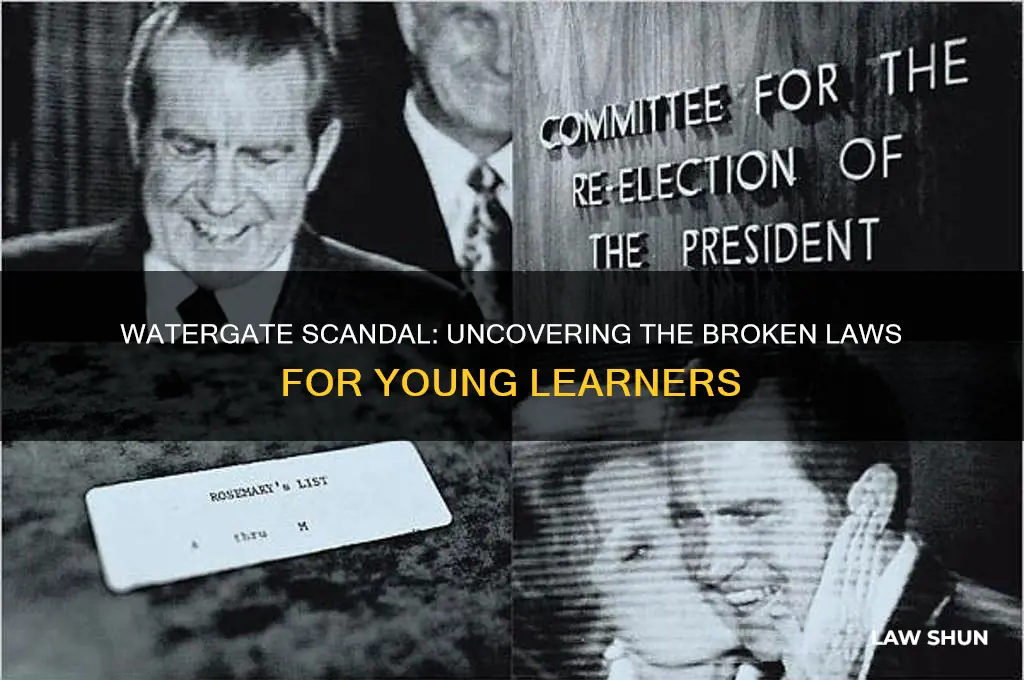 Watergate Scandal: Uncovering The Broken Laws For Young Learners | LawShun
