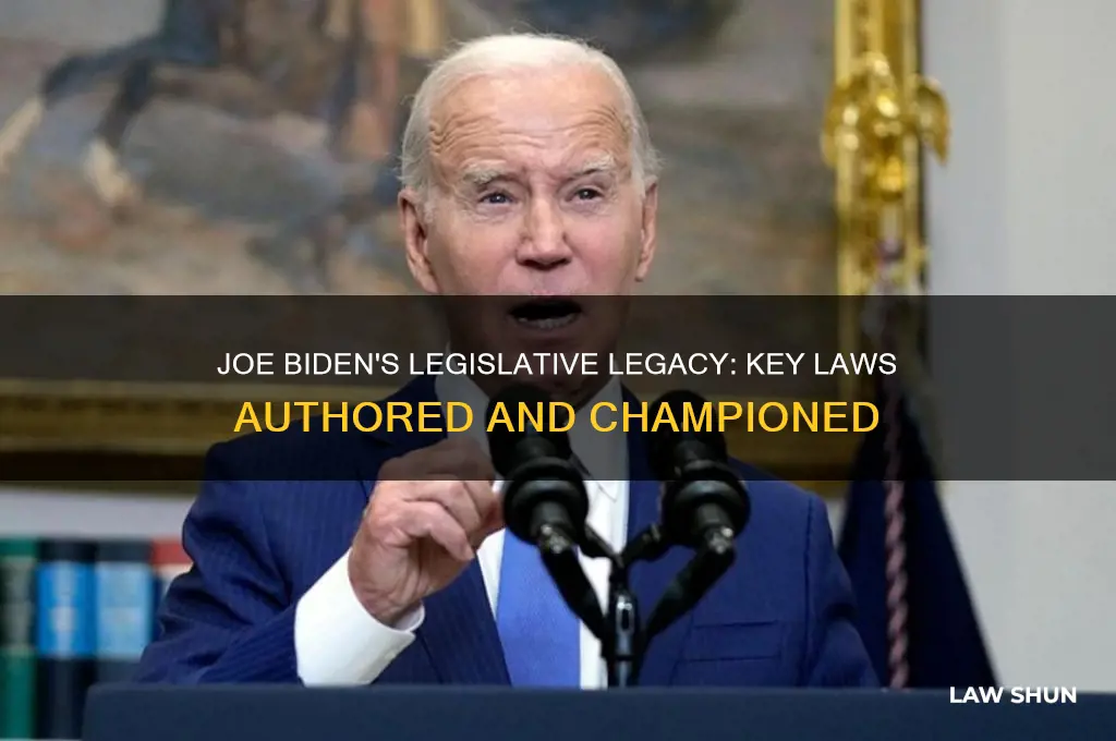 Joe Biden's Legislative Legacy: Key Laws Authored And Championed | LawShun
