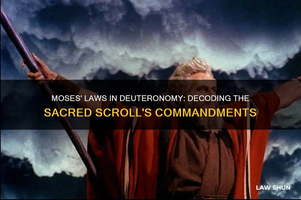 Moses' Laws In Deuteronomy: Decoding The Sacred Scroll's Commandments ...