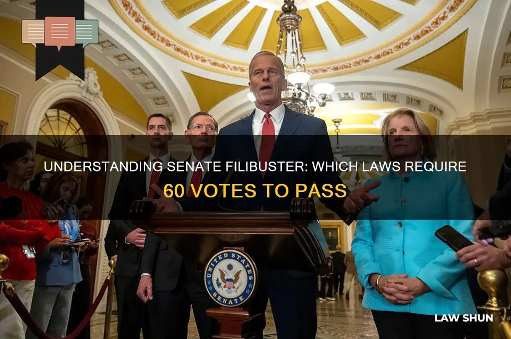 Understanding Senate Filibuster: Which Laws Require 60 Votes To Pass ...