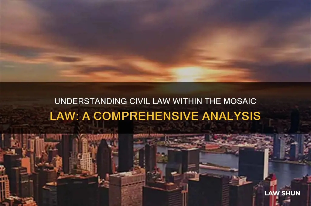 Understanding Civil Law Within The Mosaic Law: A Comprehensive Analysis ...