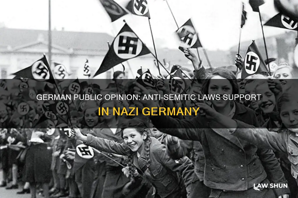 German Public Opinion: Anti-Semitic Laws Support In Nazi Germany | LawShun