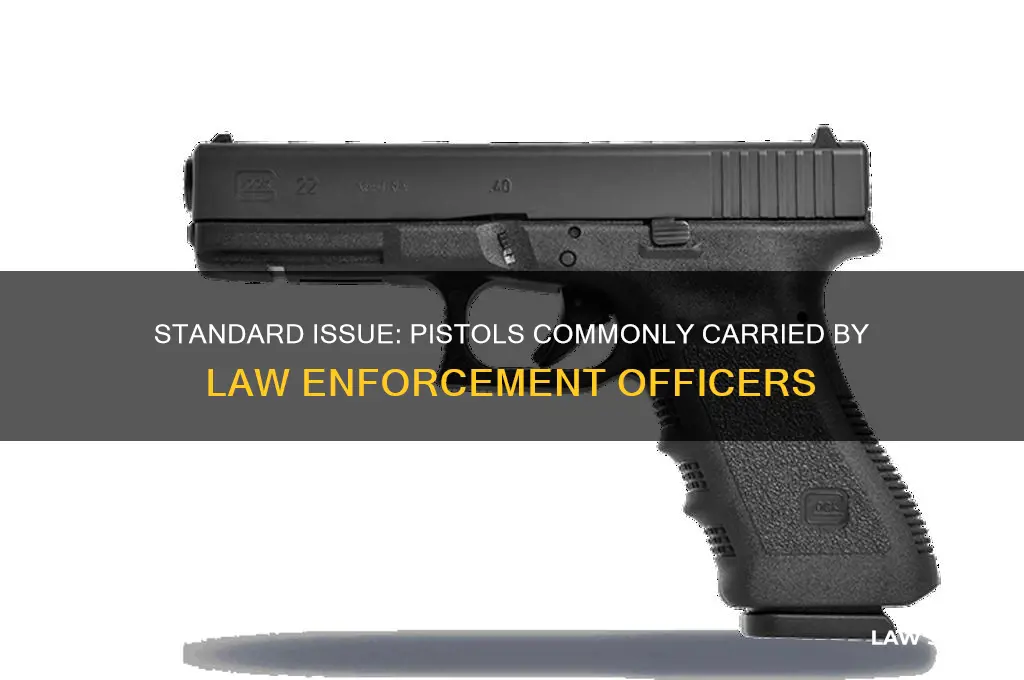 Standard Issue: Pistols Commonly Carried By Law Enforcement Officers ...