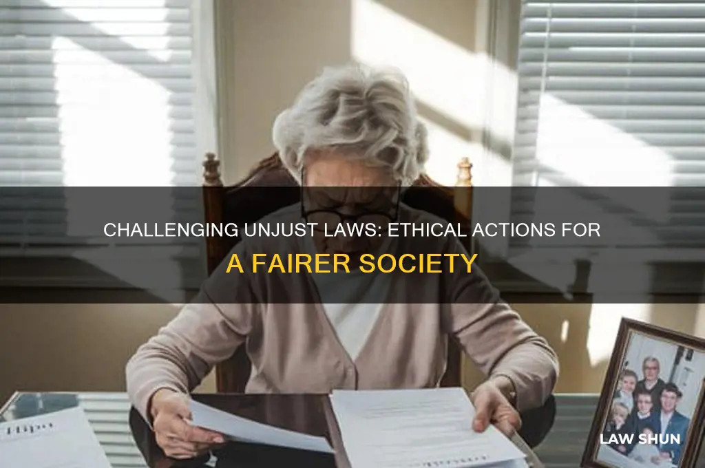 Challenging Unjust Laws: Ethical Actions For A Fairer Society | LawShun