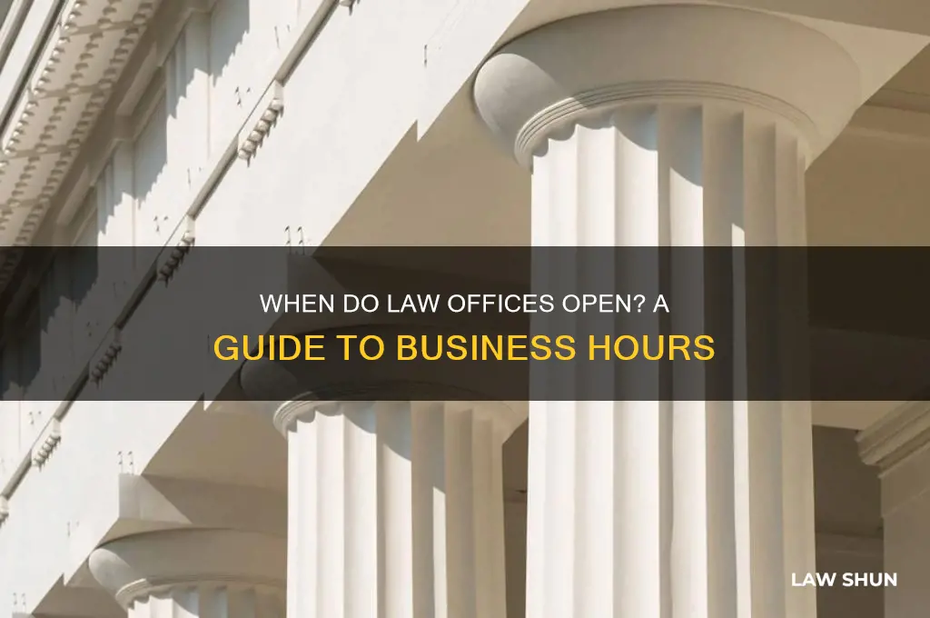 When Do Law Offices Open? A Guide To Business Hours | LawShun