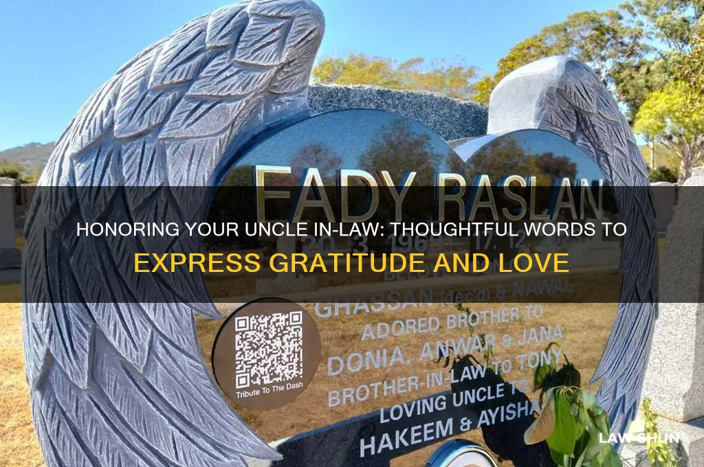 Honoring Your Uncle In-Law: Thoughtful Words To Express Gratitude And ...