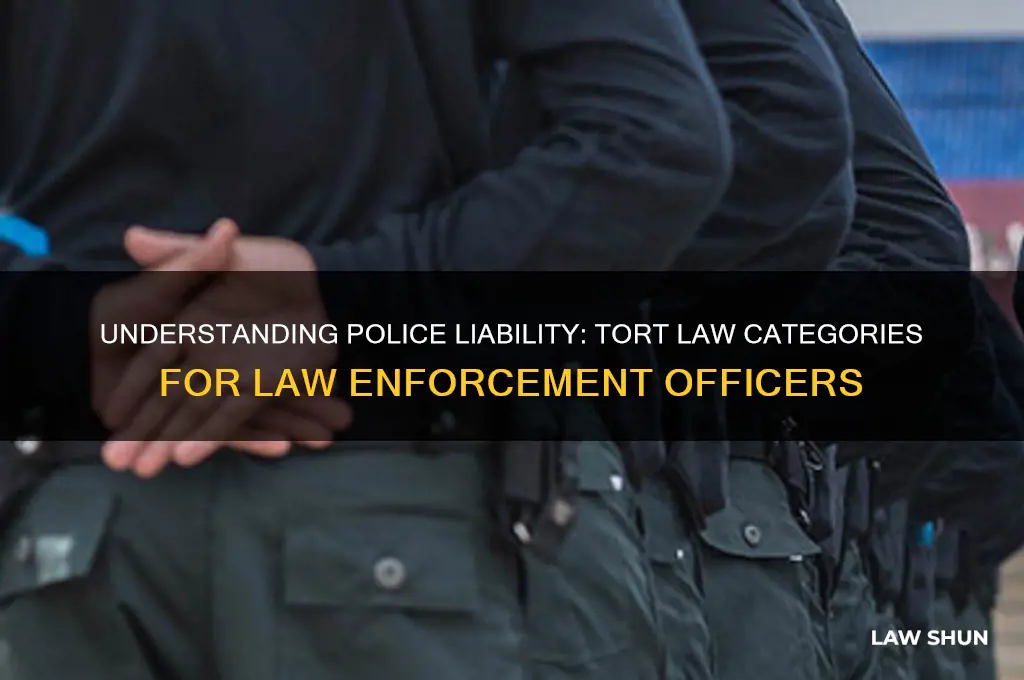 Understanding Police Liability: Tort Law Categories For Law Enforcement ...