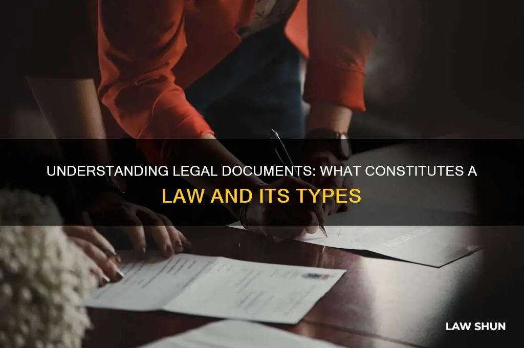 Understanding Legal Documents: What Constitutes A Law And Its Types ...